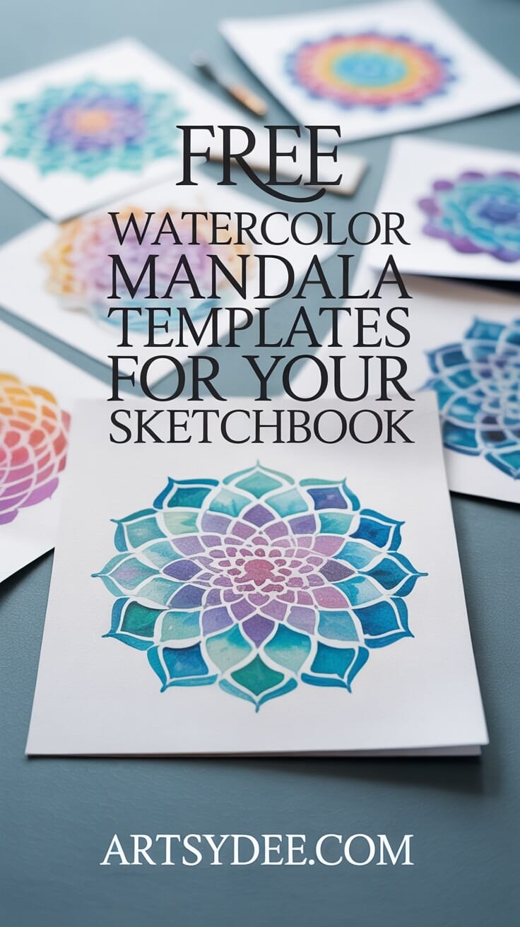 Looking for a Mandala Template? 10 FREE Mystical Mandala Printables to ...