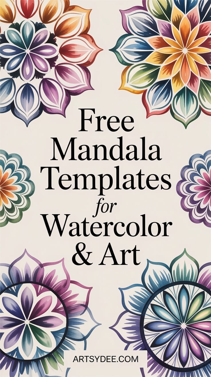 Looking for a Mandala Template? 10 FREE Mystical Mandala Printables to ...