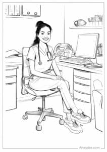 30+ Free Printable People Coloring Pages to Bring to Life 🎨 – Artsydee ...
