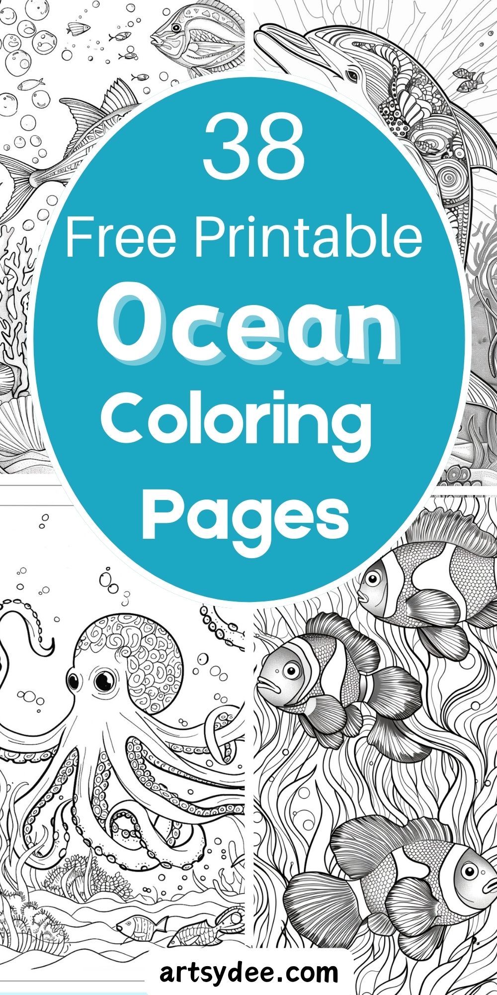 Obsessed with the Ocean? 🌊 Dive Into 30+ FREE Printable Ocean Coloring ...