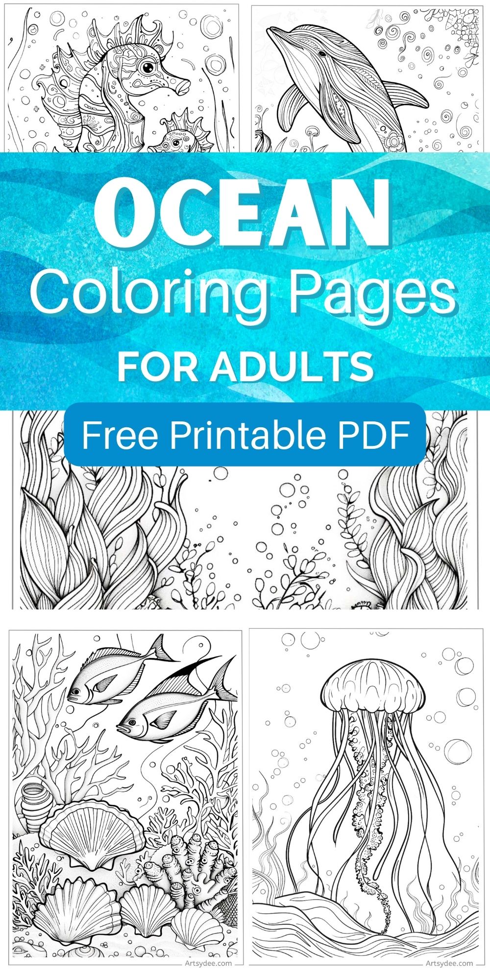 Obsessed with the Ocean? 🌊 Dive Into 30+ FREE Printable Ocean Coloring ...