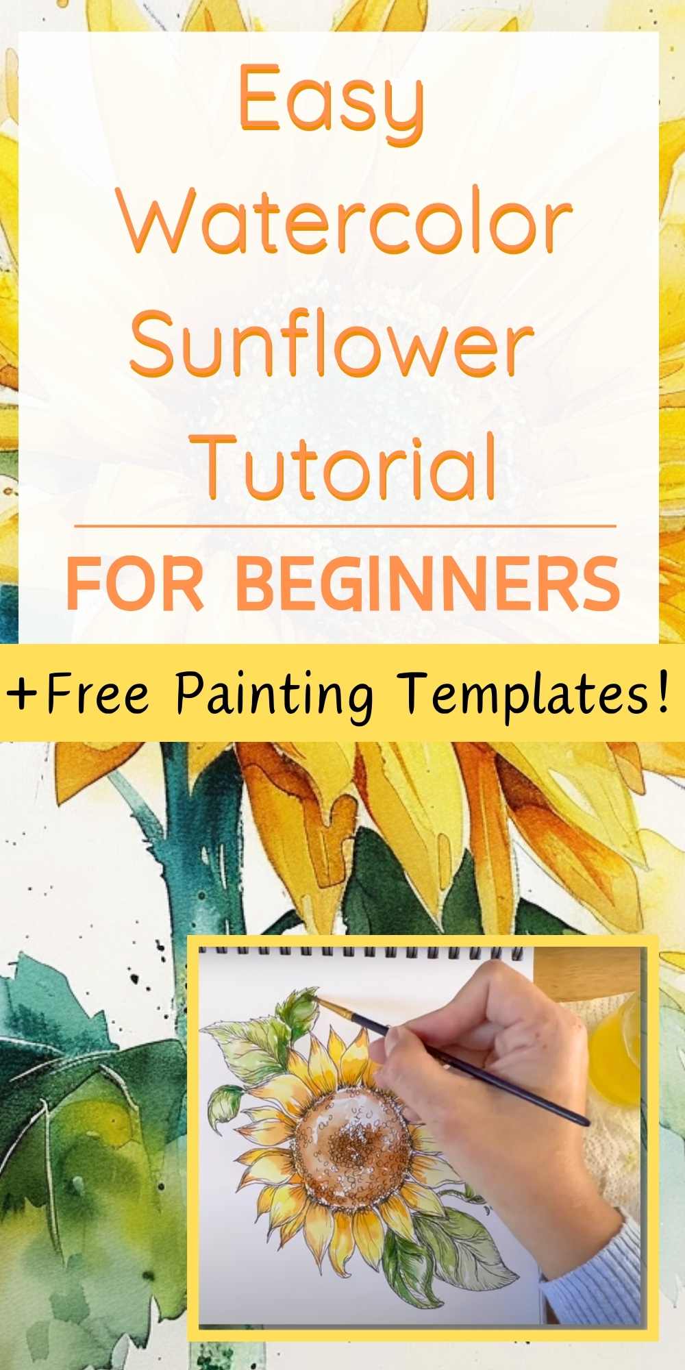 Sunflowers & Sunshine: Your Watercolor Sunflower Guide to Painting ...
