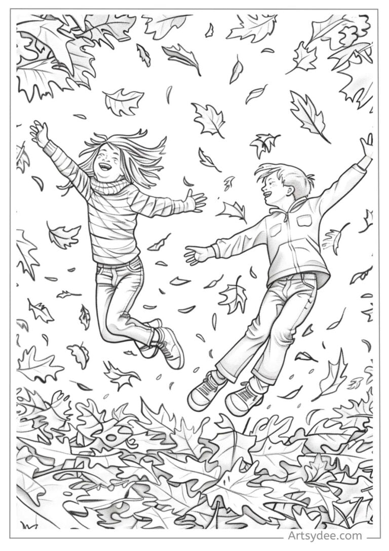 Fall into Creativity: 60+ Free Fall Coloring Pages for Adults ...