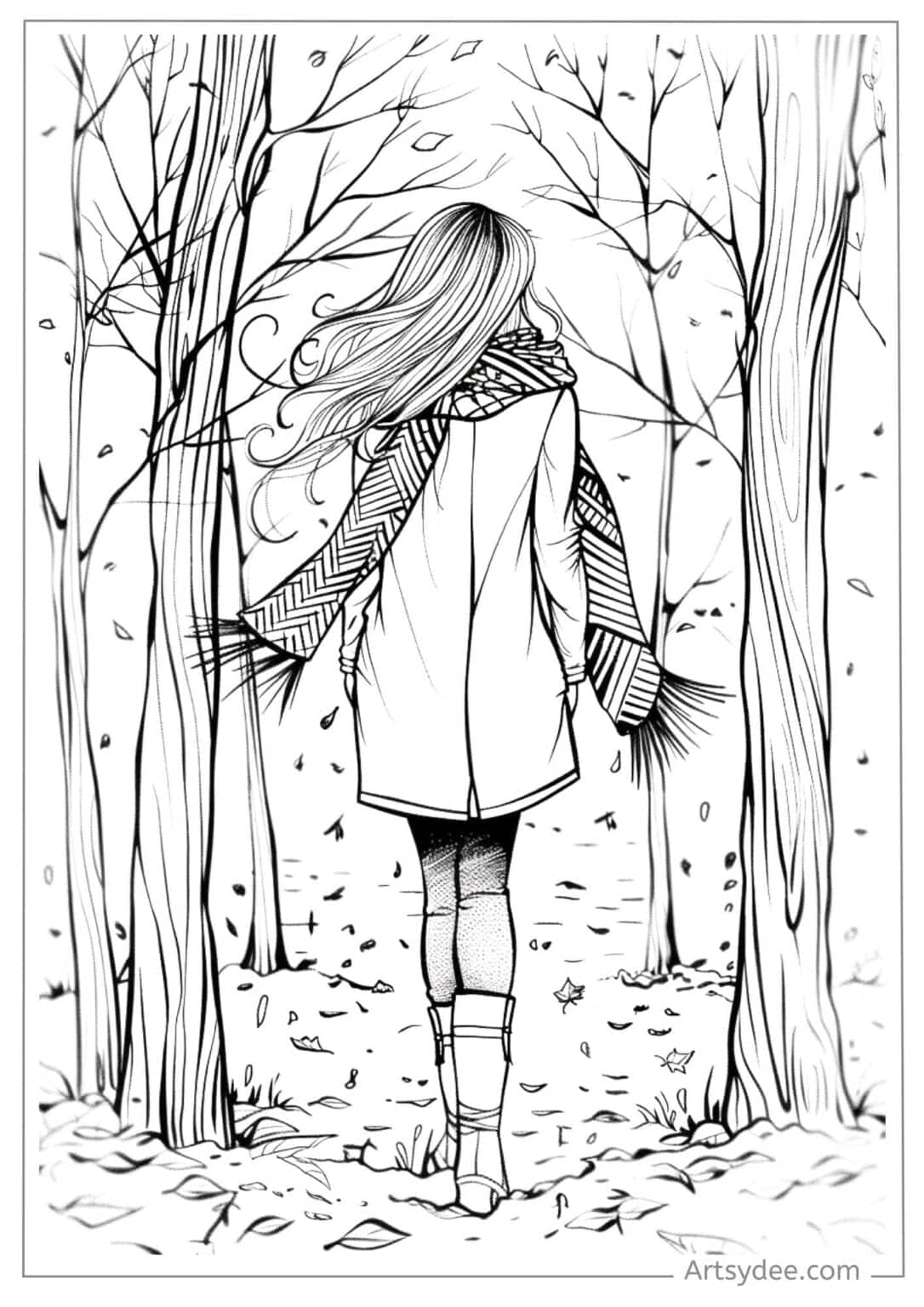 Fall into Creativity: 60+ Free Fall Coloring Pages for Adults ...