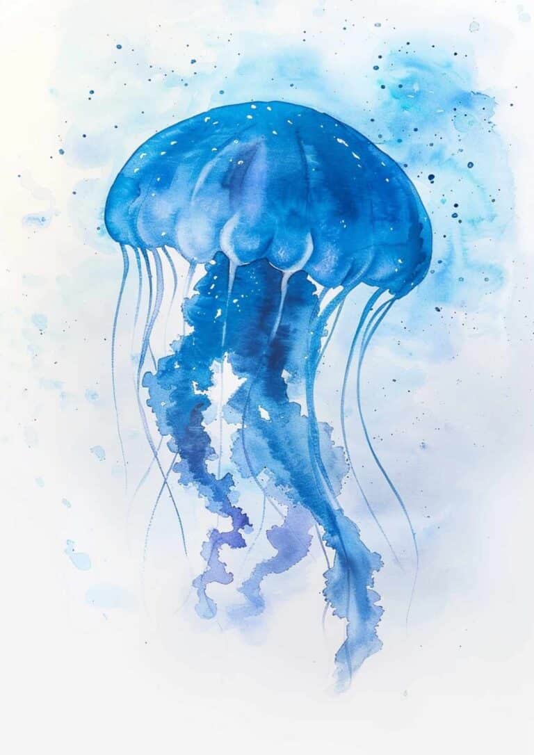 25 Watercolor Jellyfish Paintings to Inspire Your Inner Artist ...