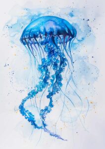 25 Watercolor Jellyfish Paintings to Inspire Your Inner Artist ...