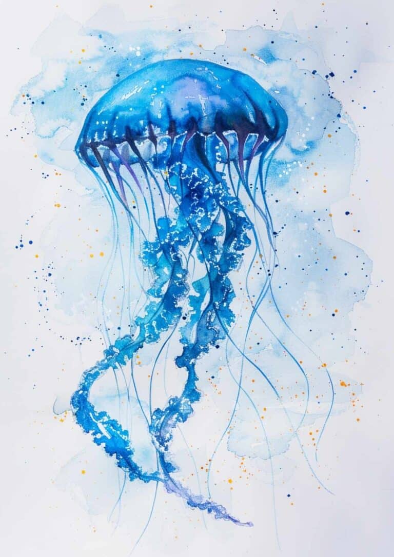 25 Watercolor Jellyfish Paintings to Inspire Your Inner Artist ...