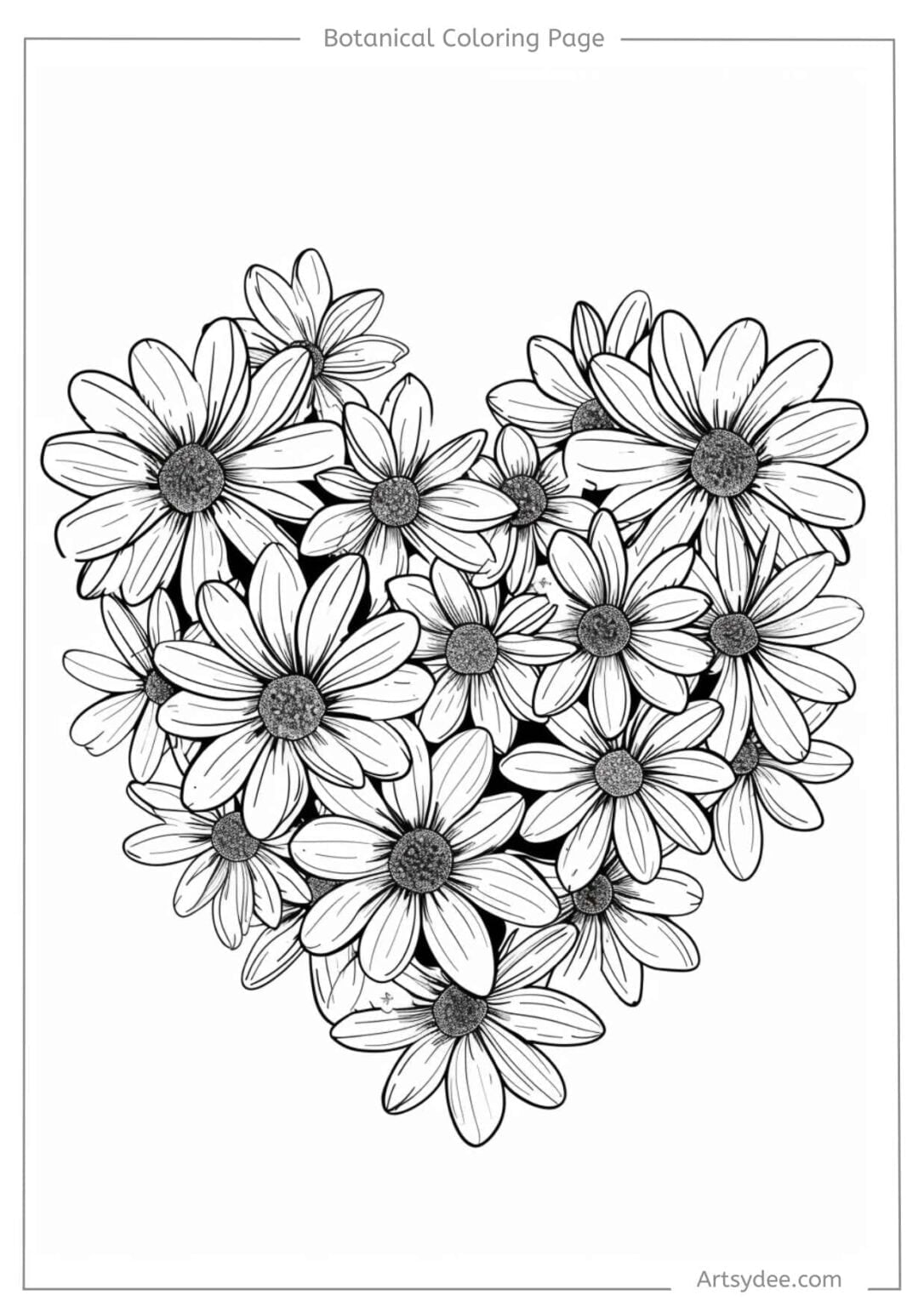 50 Botanical Coloring Pages: Your Free Ticket to a Colorful Garden ...