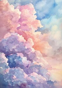 50+ Watercolor Clouds Painting Ideas to Elevate Your Art (Plus FREE ...