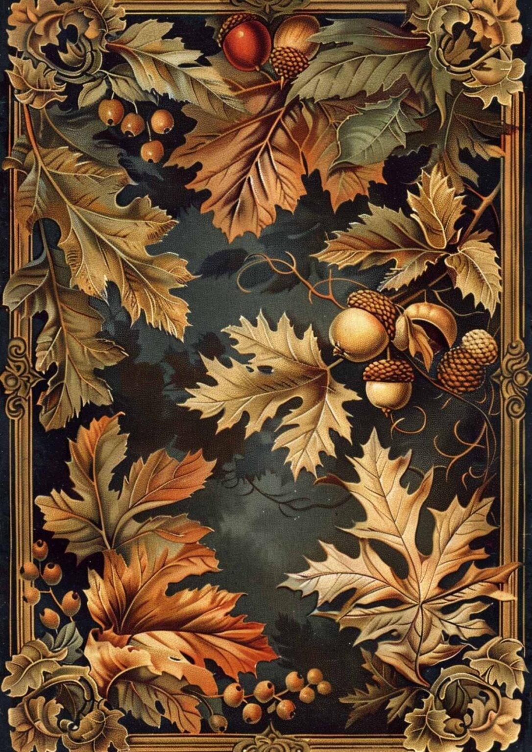 Vintage Fall Botanicals: 70+ FREE Printable Wall Art for Autumn Vibes ...