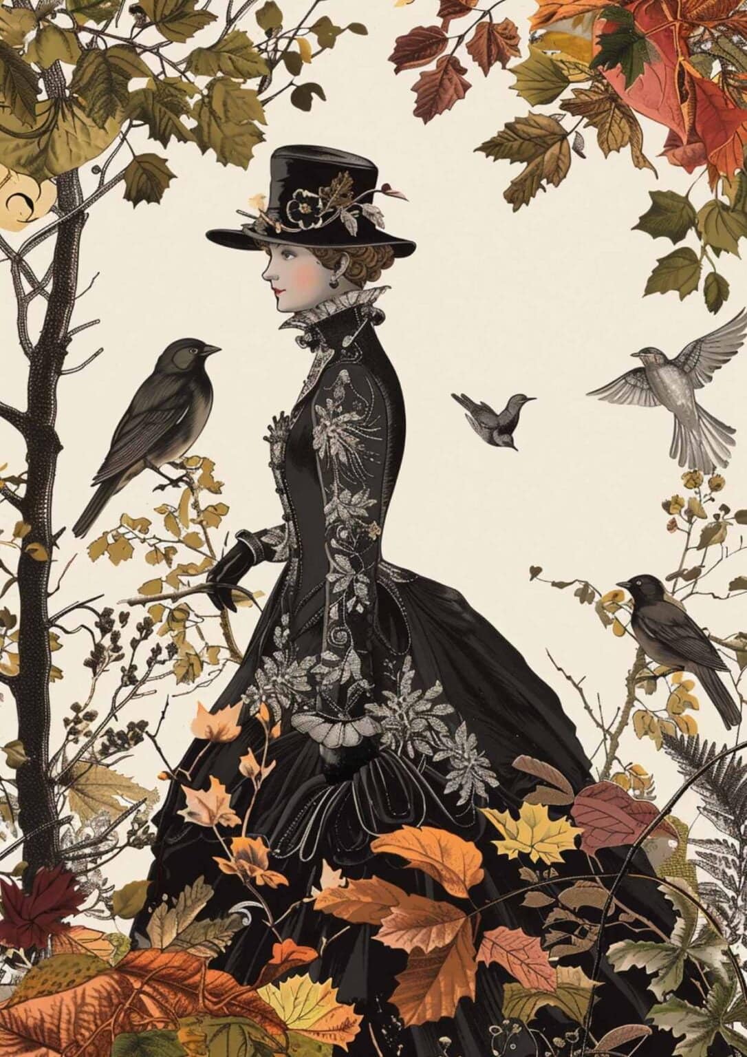 Vintage Fall Botanicals: 70+ FREE Printable Wall Art for Autumn Vibes ...