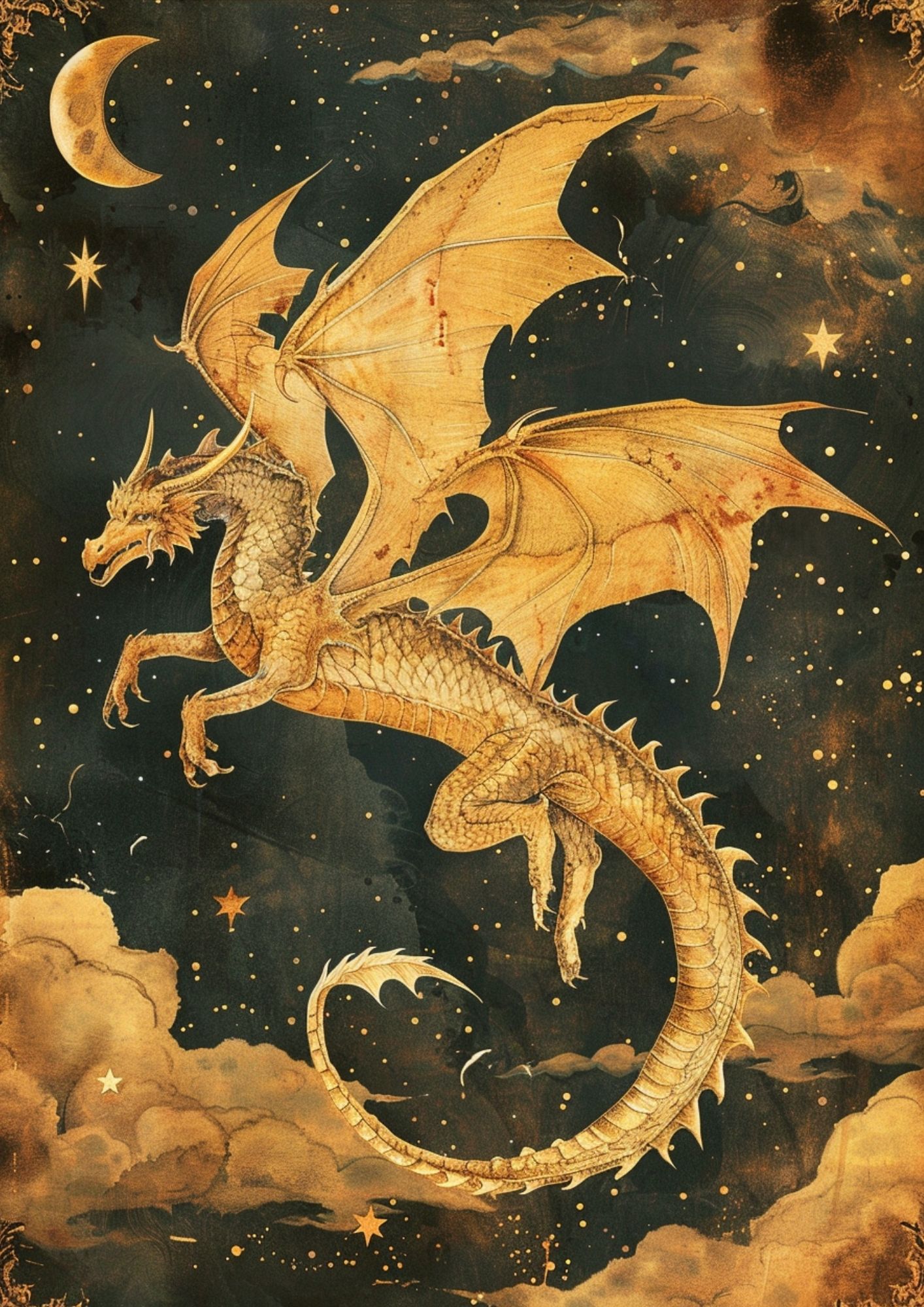 Mystical Dragon Junk Journal Kit 83 High Quality Pages Atc Ephemera