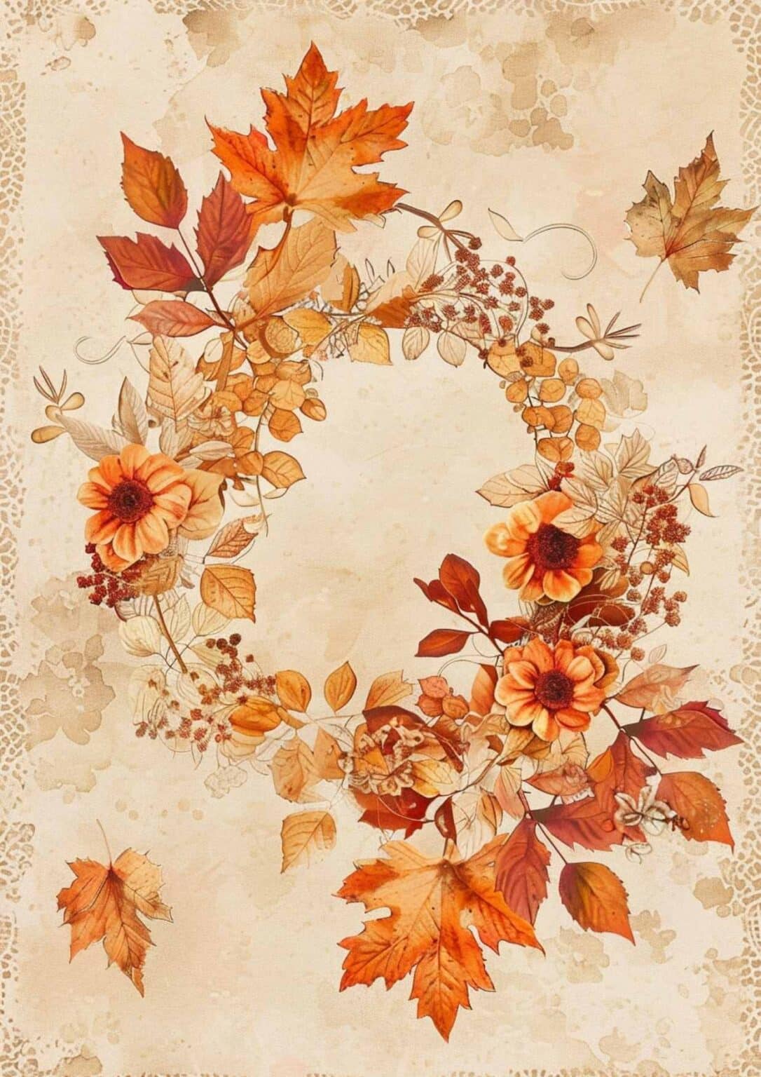 Vintage Fall Botanicals: 70+ FREE Printable Wall Art for Autumn Vibes ...