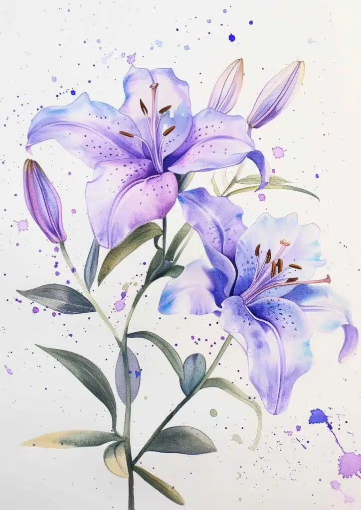 Watercolor Flower Inspirations