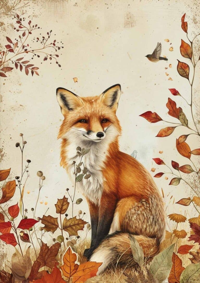 Vintage Fall Botanicals: 70+ FREE Printable Wall Art for Autumn Vibes ...