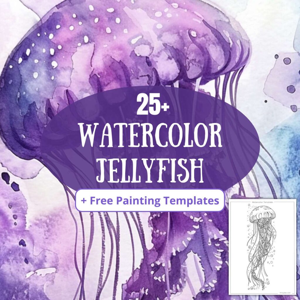 25 Watercolor Jellyfish Paintings to Inspire Your Inner Artist ...