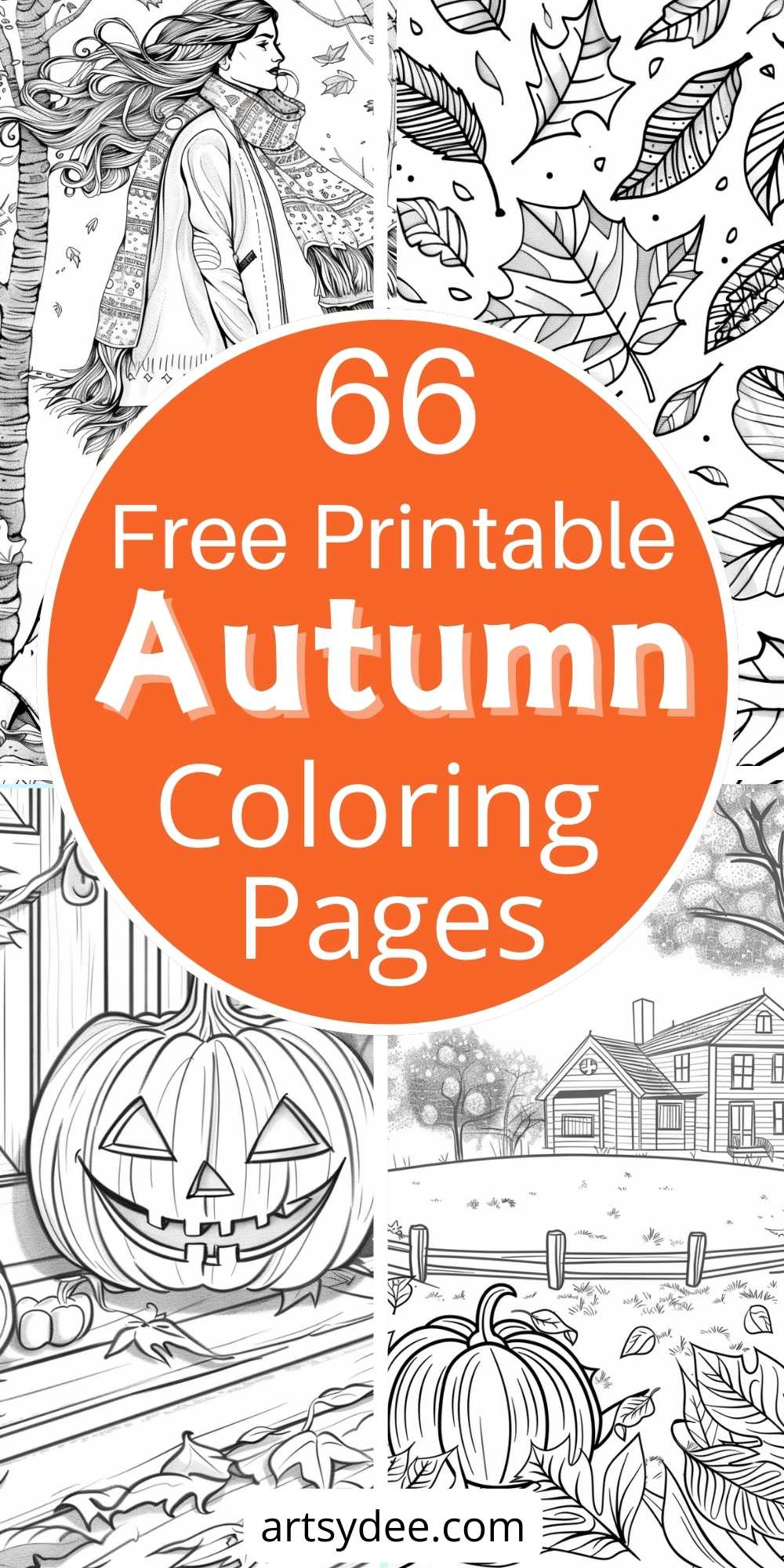 Fall into Creativity: 60+ Free Fall Coloring Pages for Adults ...