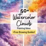 50+ Watercolor Clouds Painting Ideas to Elevate Your Art (Plus FREE ...