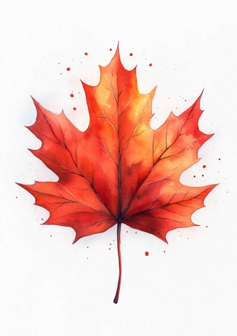 40+ Fall Watercolor Ideas (+FREE Printable Watercolor Templates ...