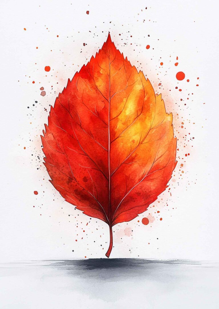 40+ Fall Watercolor Ideas (+FREE Printable Watercolor Templates ...