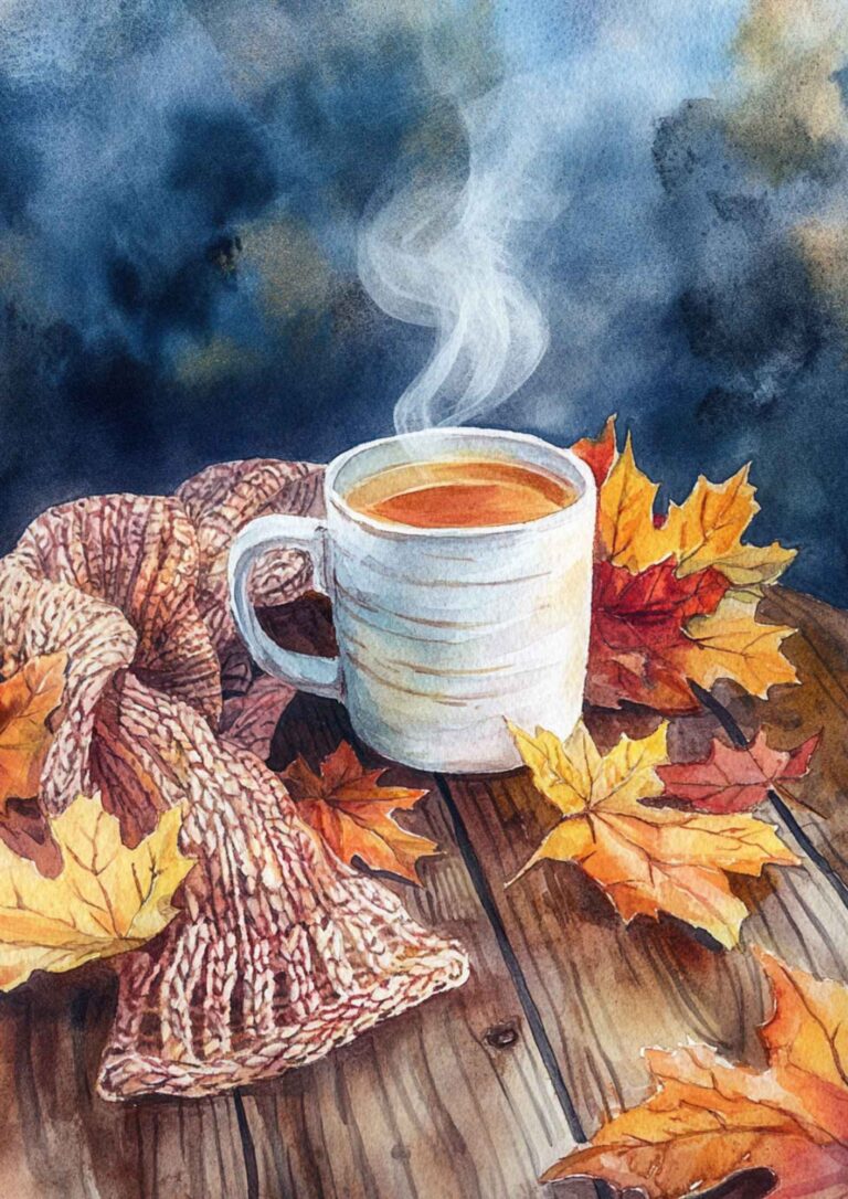 40+ Fall Watercolor Ideas (+FREE Printable Watercolor Templates ...