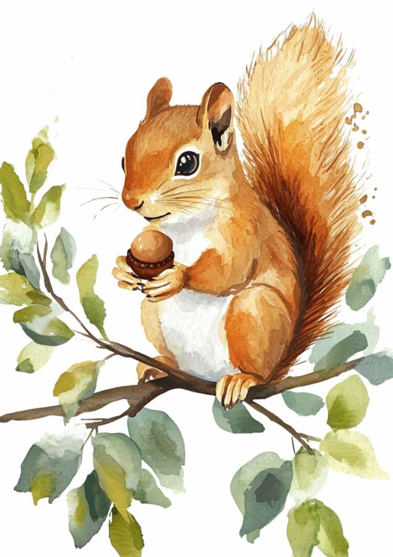 40+ Fall Watercolor Ideas (+FREE Printable Watercolor Templates ...