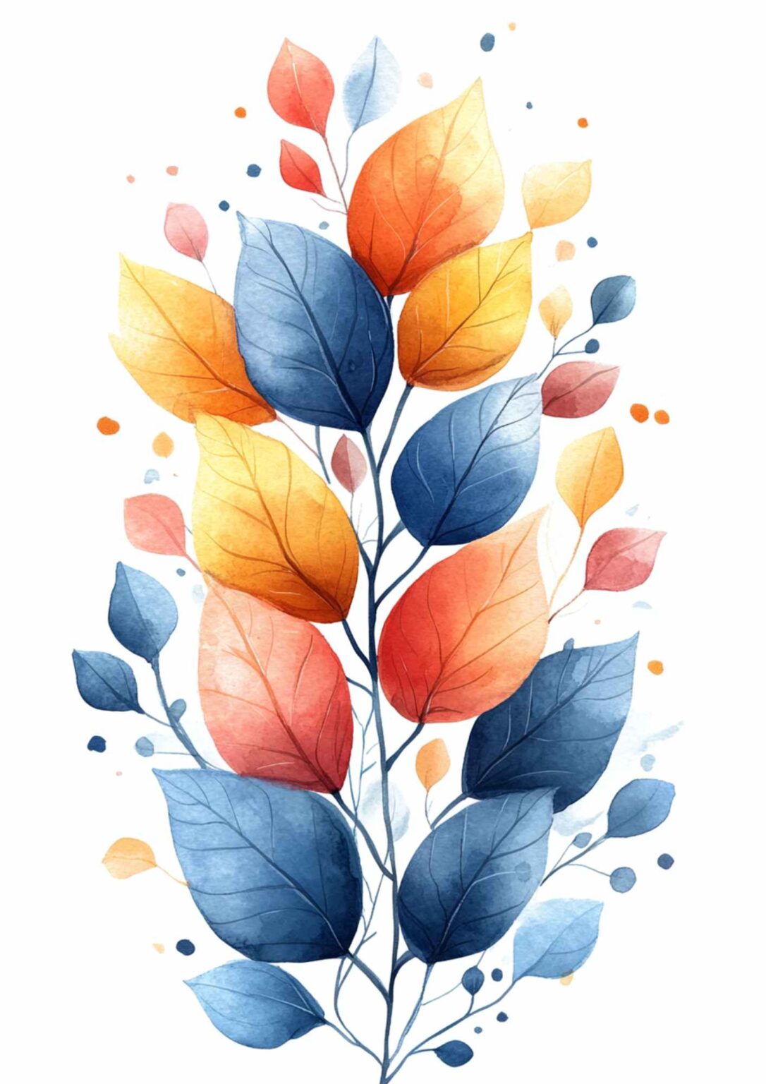 40+ Fall Watercolor Ideas (+FREE Printable Watercolor Templates ...