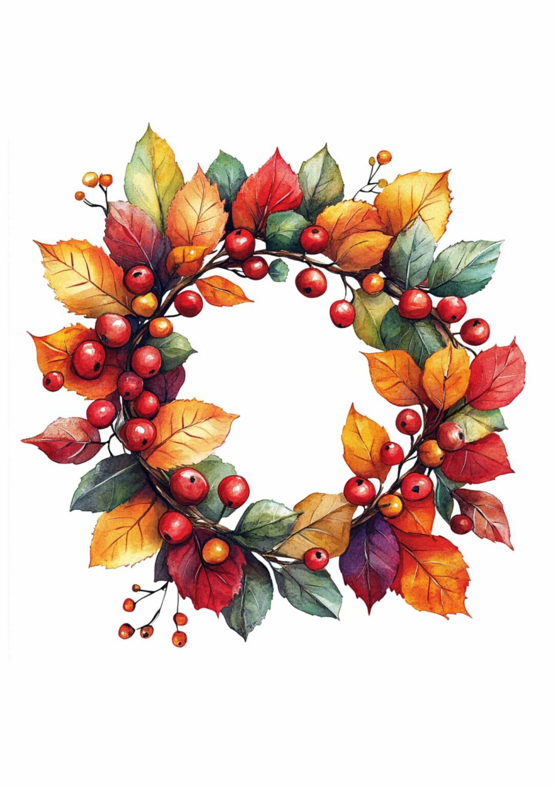 40+ Fall Watercolor Ideas (+FREE Printable Watercolor Templates ...