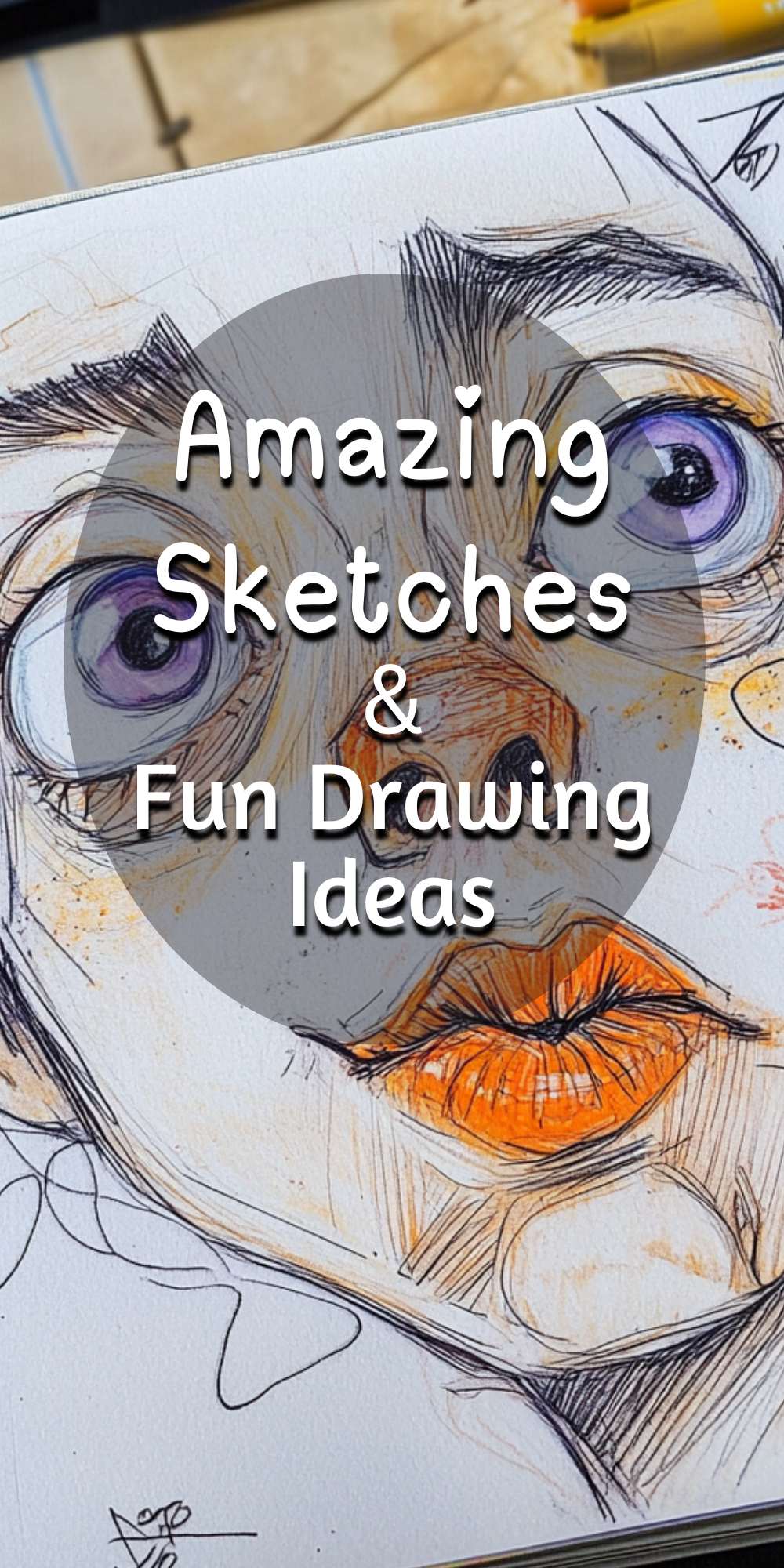 50+ Fun Drawing Ideas & Amazing Sketches To Fill Your Sketchbook! (+Free Printable Drawing ...