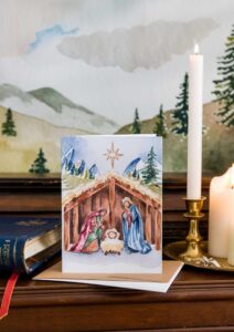 70+ Watercolor Christmas Card Art Ideas (+Free Printable Templates ...