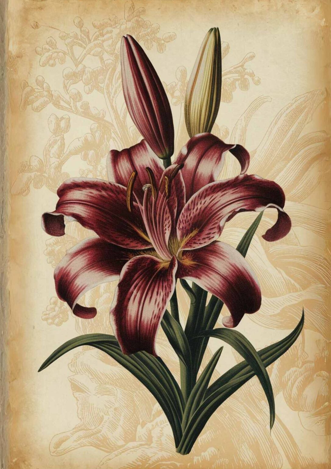 120+ Free Vintage Botanical Printables: Unleash Your Creativity ...