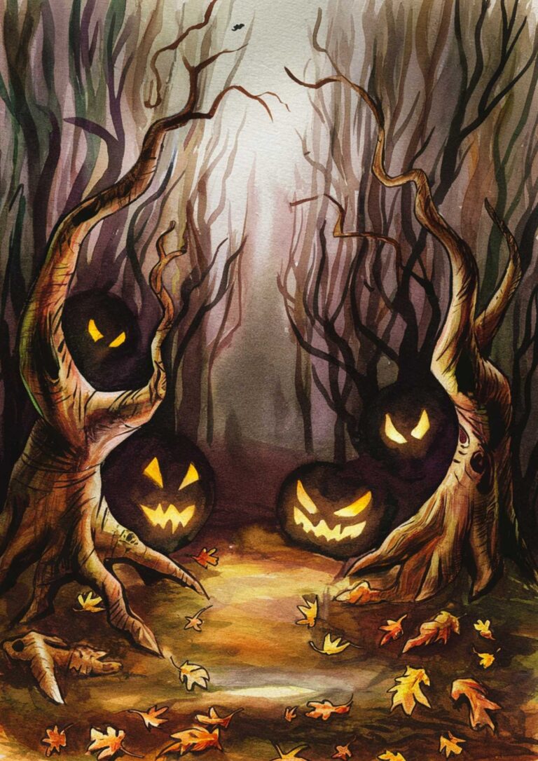 40+ Halloween Watercolor Ideas (+FREE Printable Painting Templates ...