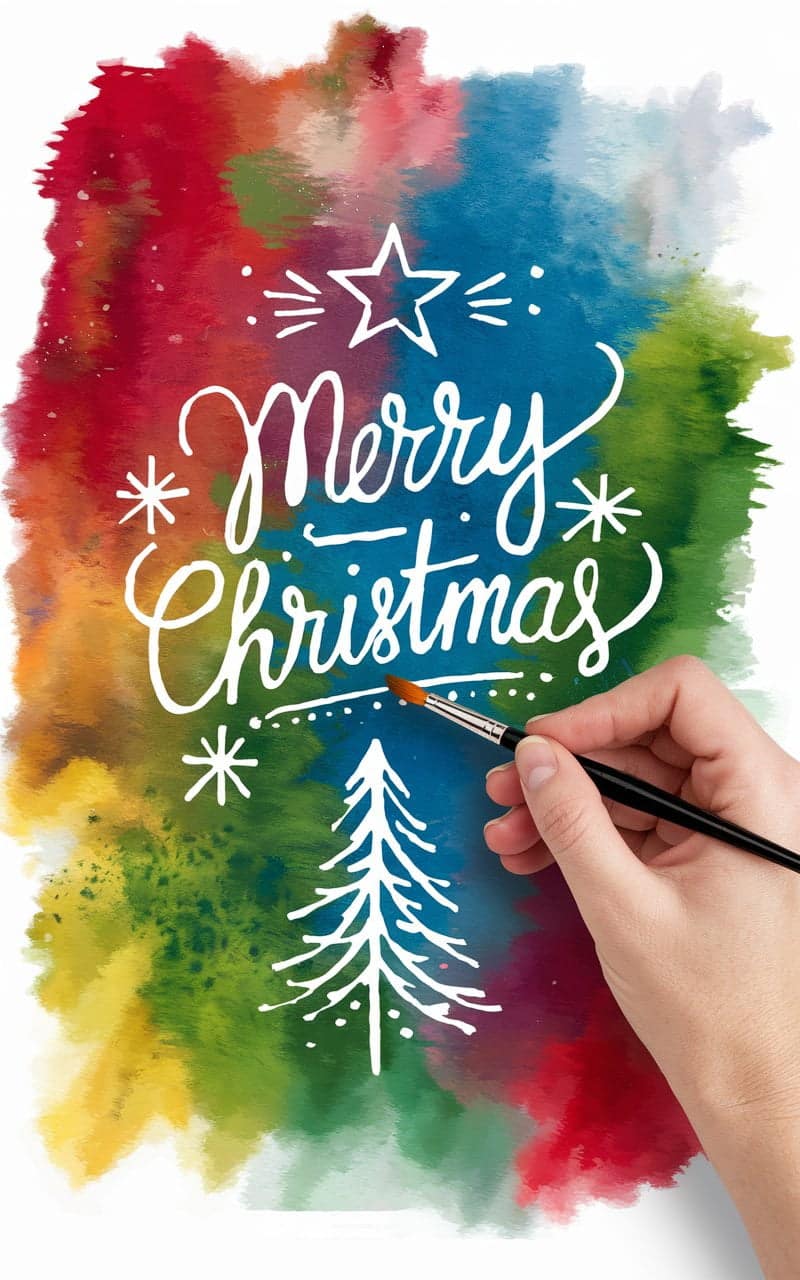 70+ Watercolor Christmas Card Art Ideas (+Free Printable Templates ...