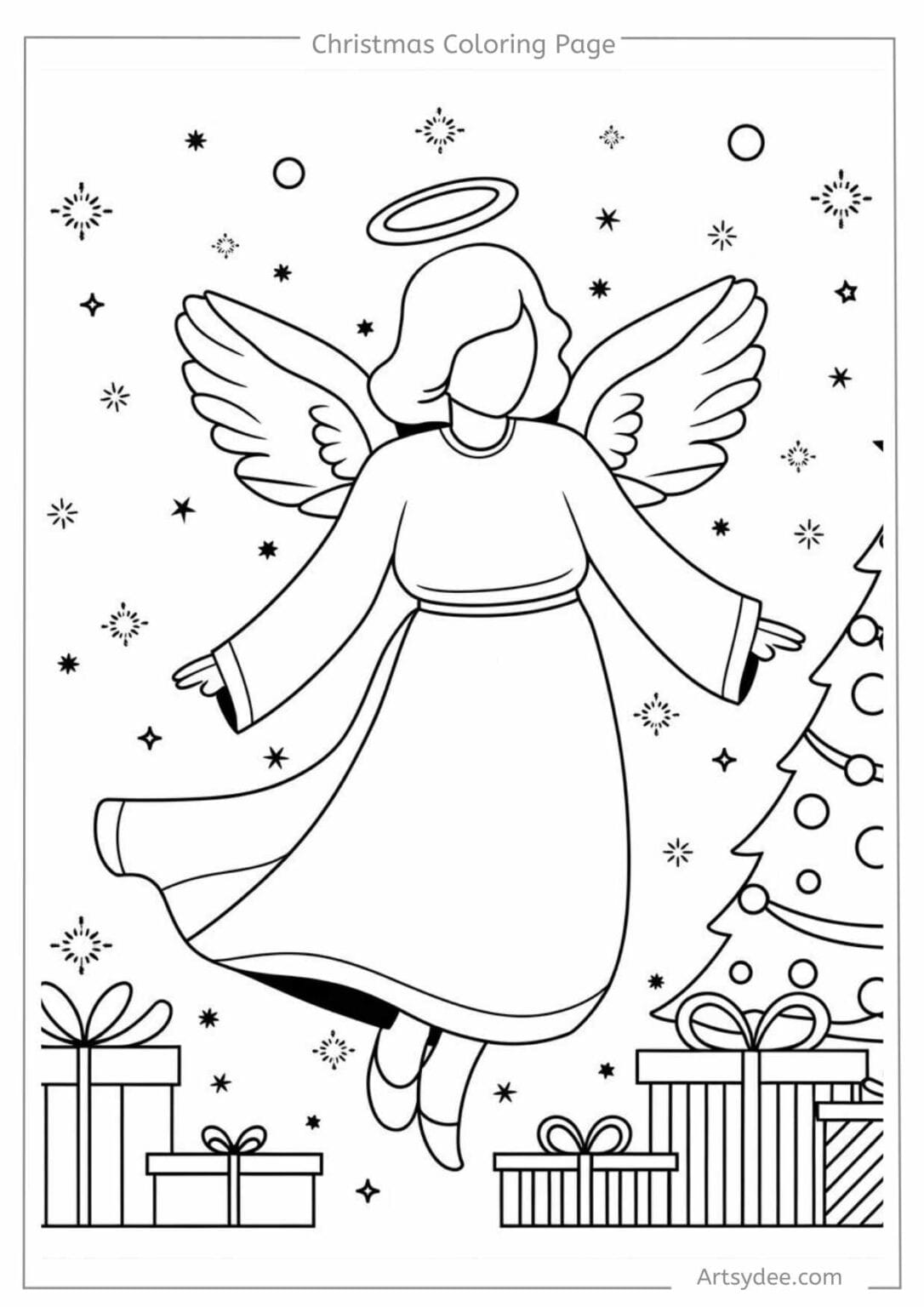 80+ Free Printable Christmas Coloring Pages for Kids & Adults ...