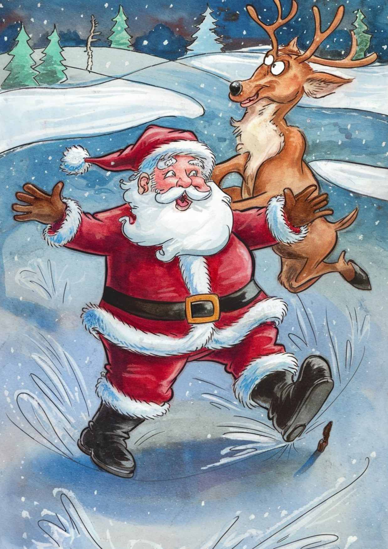 50+ Christmas Watercolor Ideas to Try This Holiday Season! - Artsydee ...