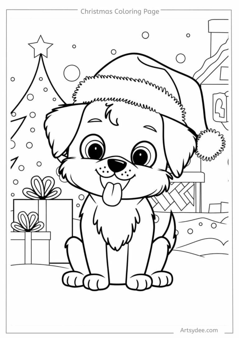 80+ Free Printable Christmas Coloring Pages for Kids & Adults ...