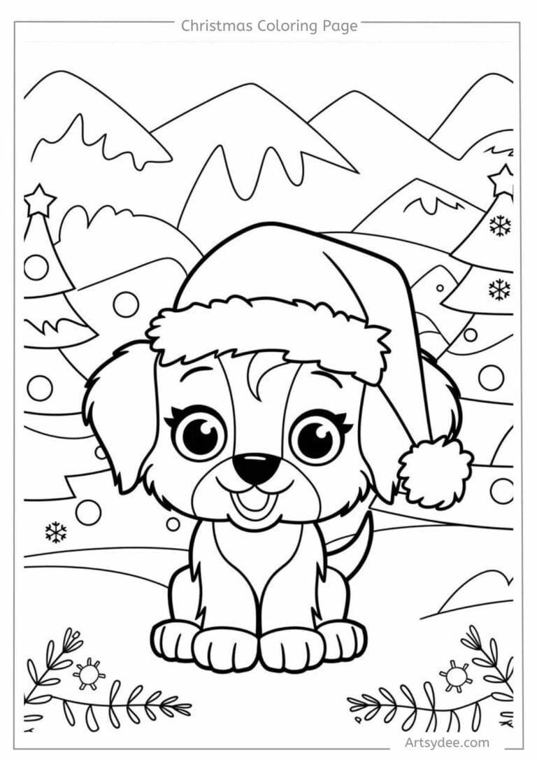 80+ Free Printable Christmas Coloring Pages for Kids & Adults ...