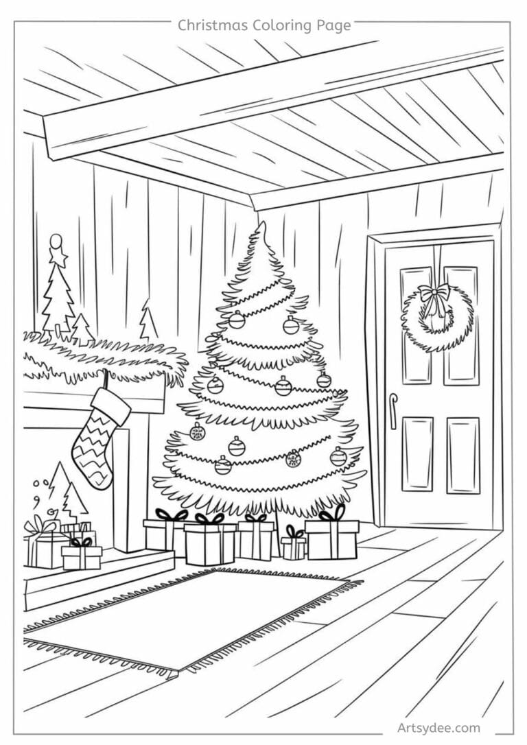 80+ Free Printable Christmas Coloring Pages for Kids & Adults ...