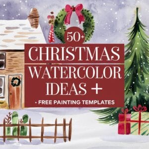 50+ Christmas Watercolor Ideas to Try This Holiday Season! - Artsydee ...