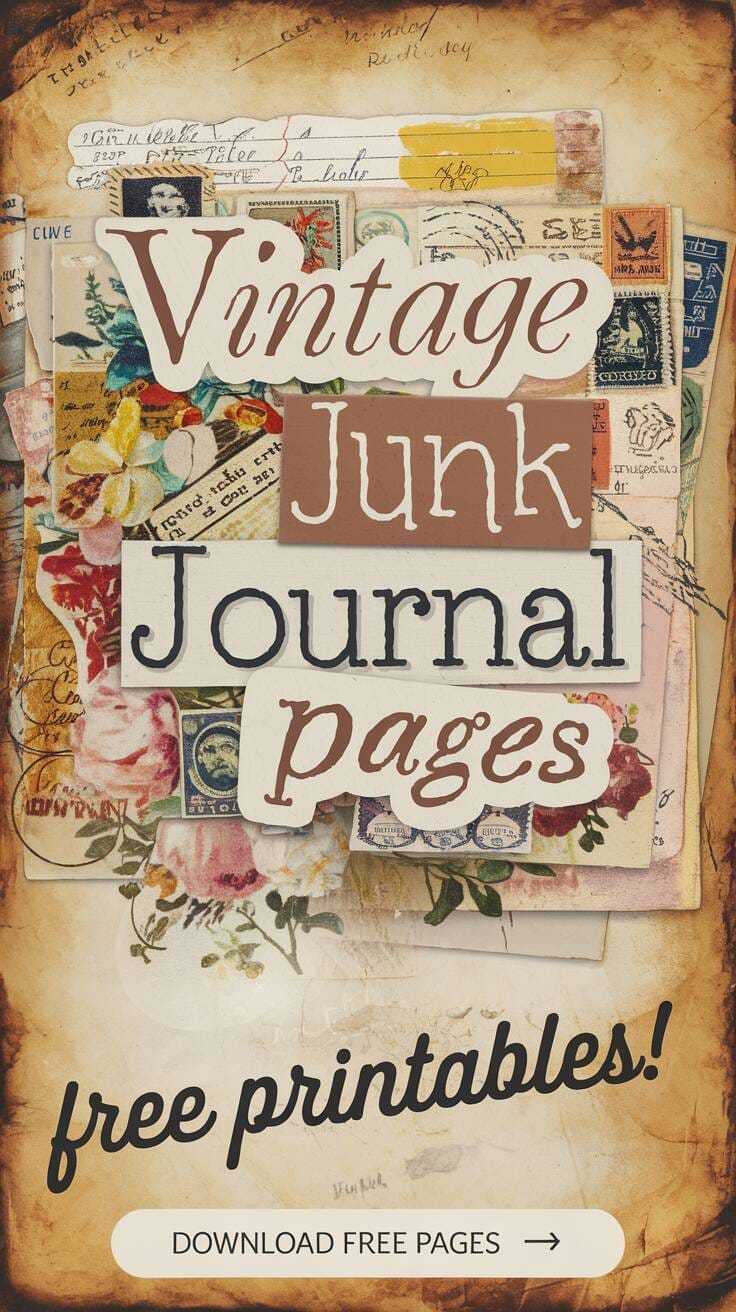 21 Junk Journal Inspo Aesthetic Ideas (+ Free Printable Junk Journal Pages) - Artsydee - Drawing ...