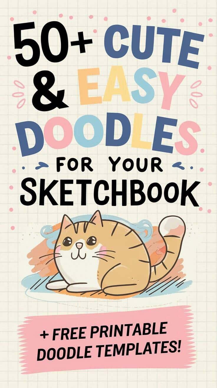 50+ Cute & Easy Doodles To Draw In Your Sketchbook! - Artsydee ...