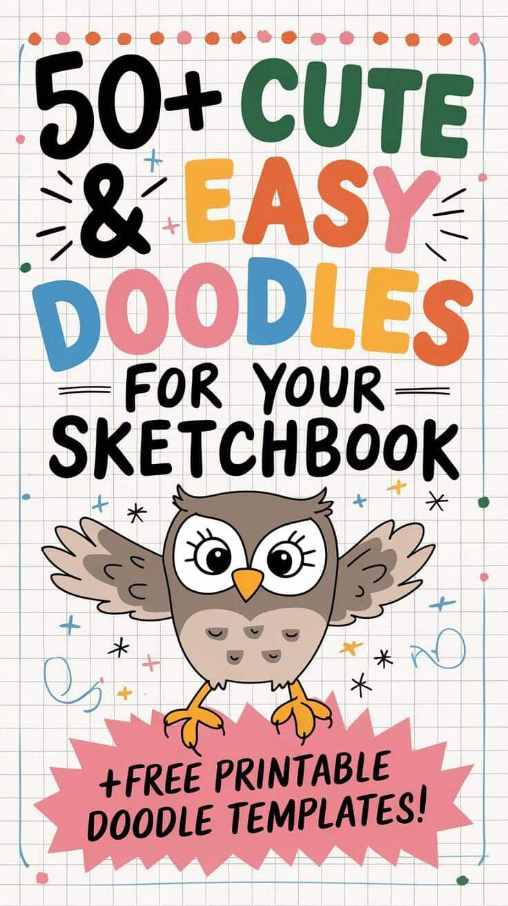 50+ Cute & Easy Doodles To Draw In Your Sketchbook! - Artsydee ...