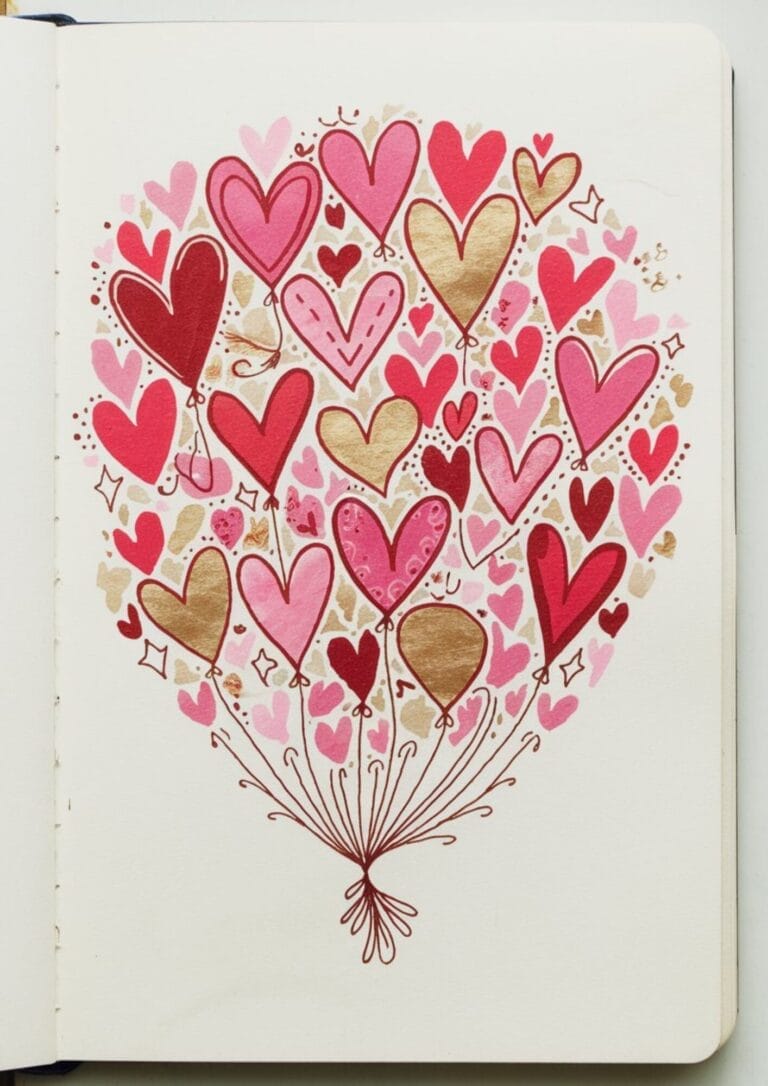 30+ Valentines Doodle Ideas for Journals and Cards - Artsydee - Drawing ...