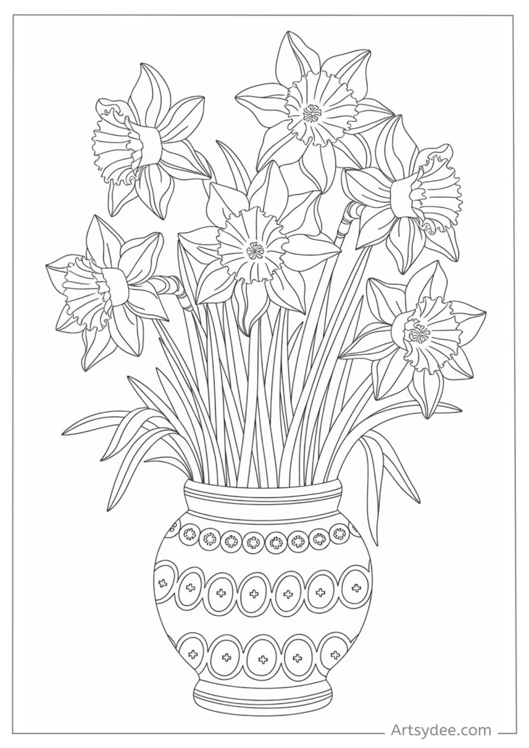 50+ Free Spring Coloring Pages for Kids and Adults (Printables ...