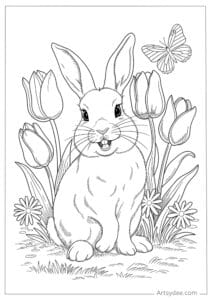 50+ Free Spring Coloring Pages for Kids and Adults (Printables ...