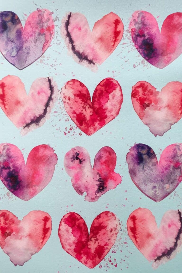 21+ Valentine's Watercolor Inspiration: Gorgeous Ideas For Romatic Art ...