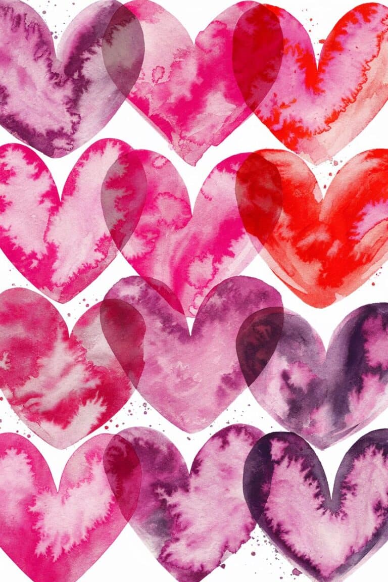 21+ Valentine's Watercolor Inspiration: Gorgeous Ideas For Romatic Art ...