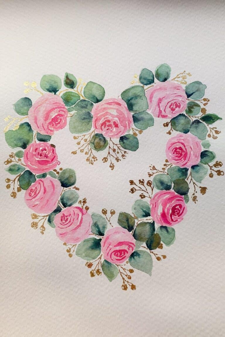 21+ Valentine's Watercolor Inspiration: Gorgeous Ideas For Romatic Art ...