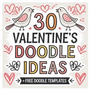 30+ Valentines Doodle Ideas for Journals and Cards - Artsydee - Drawing ...