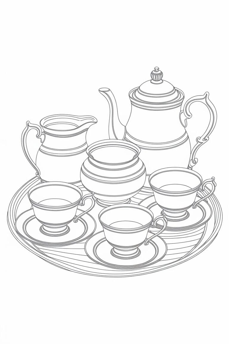 70+ Outline Drawings for Painting and Coloring: Free Templates ...